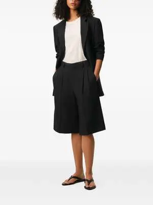 AMI Paris Wide-leg Wool Gabardine Bermuda Shorts