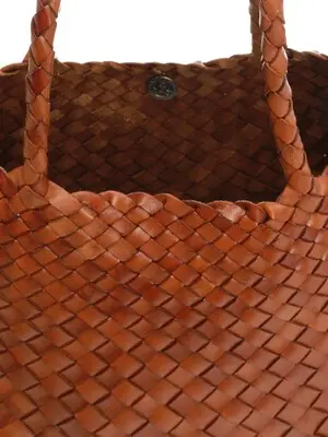 Dragon Diffusion Santa Croce Woven Leather Tote Bag