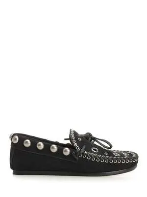 ISABEL MARANT ÉTOILE Isabel Marant Women Suede Eyelets Moccasin