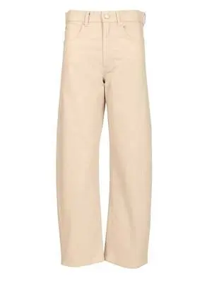 Max Mara Bull Stretch Trousers - Cream