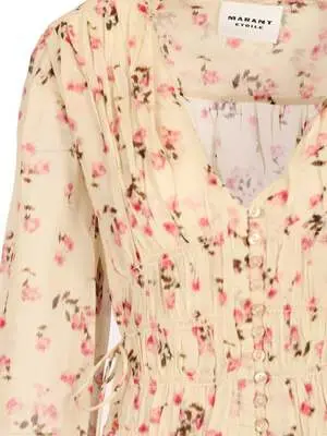 Isabel Marant Étoile Loriena Printed Muslin Dress - Multicolor