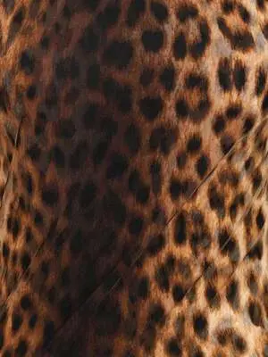 Sportmax Bi-material Animalier Top