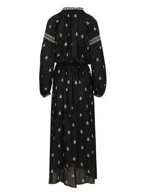 Isabel Marant Étoile Tussar Silk Embroidered Dress