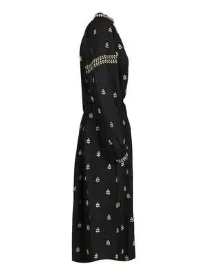 Isabel Marant Étoile Tussar Silk Embroidered Dress