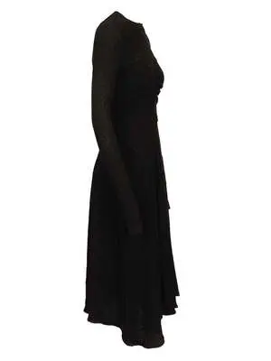 Isabel Marant Étoile Long Sleeve Ruched Bodice Asymmetrical Dress