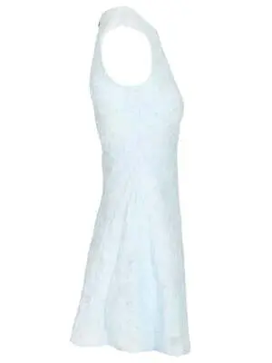 ROTATE BY BIRGER CHRISTENSEN Sleeveless Mesh Mini Dress With Floral Pattern