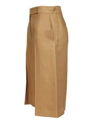 Max Mara Linen Twill Bermuda Shorts