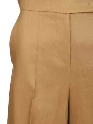 Max Mara Linen Twill Bermuda Shorts