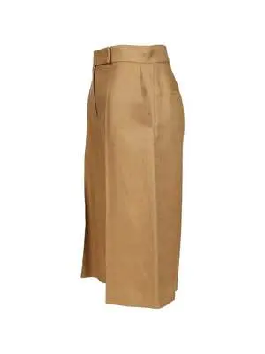 Max Mara Linen Twill Bermuda Shorts