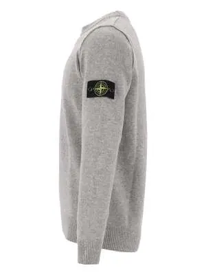Stone Island Lambswool Crew Neck Sweater