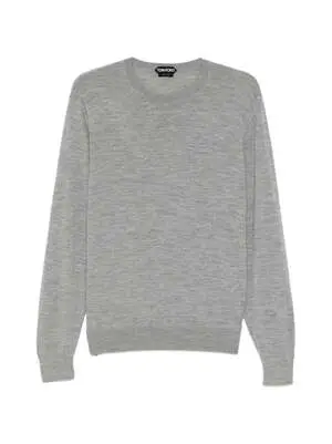 TOM FORD Crew Neck Sweater - Gray