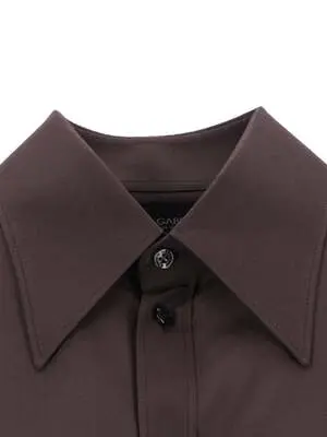 Dolce & Gabbana Shirt In Silk Crêpe De Chine