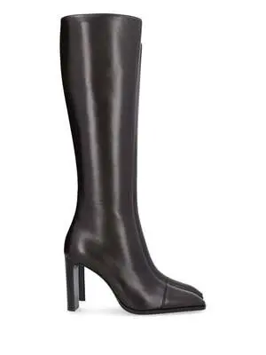 Saint Laurent Venetia Boots In Smooth Leather