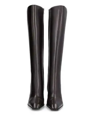 Saint Laurent Venetia Boots In Smooth Leather