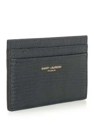 Saint Laurent Signature Card Holder - Black