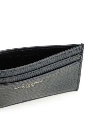 Saint Laurent Signature Card Holder - Black