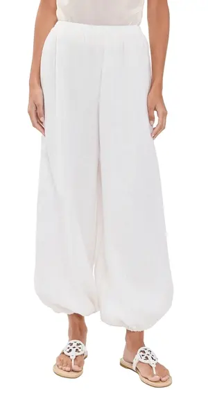 Faithfull The Brand Kortez Linen Balloon Pants - White