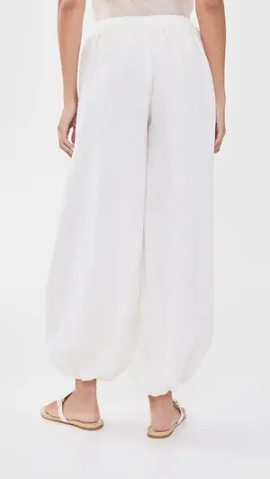 Faithfull The Brand Kortez Linen Balloon Pants - White