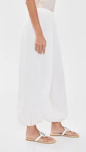 Faithfull The Brand Kortez Linen Balloon Pants - White