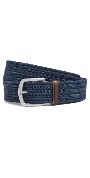 Polo Ralph Lauren Braided Stretch Belt - Navy