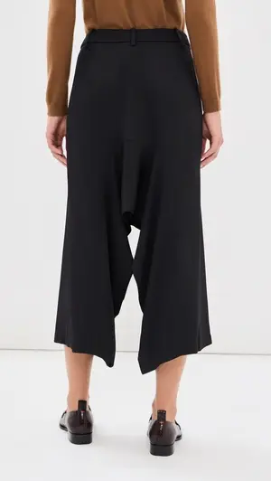Tibi Eco Acetate Viscose Front Drape Culottes