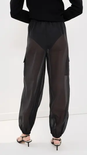 LE BOP Organza Cargo Pants