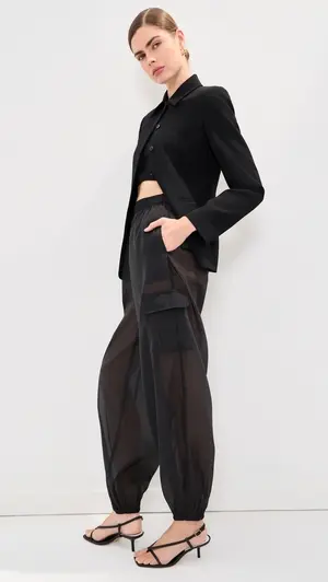 LE BOP Organza Cargo Pants
