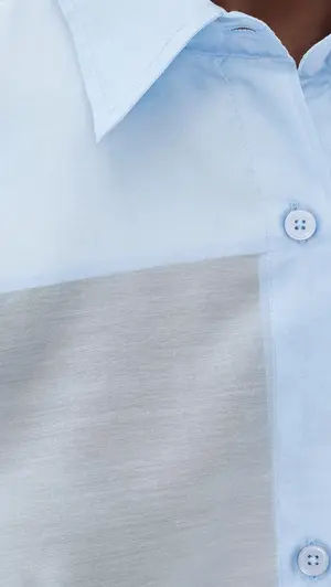 THE LATEST Ciara Muslin Button-down Shirt