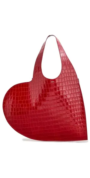 Coperni Heart Tote Bag - Red