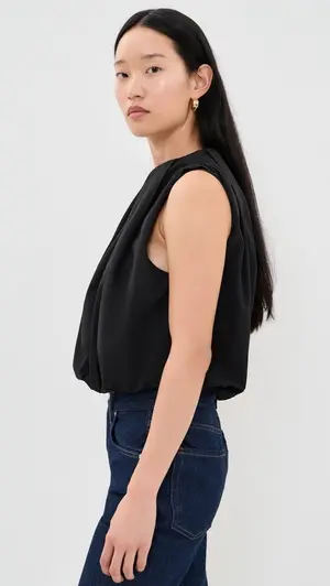 Lioness Beverly Bubble Top - Noir