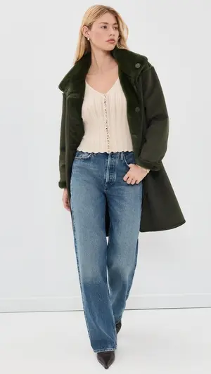 Velvet By Graham & Spencer Faux Suede Yves Coat