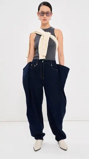 Tibi Aleda Denim Jeans