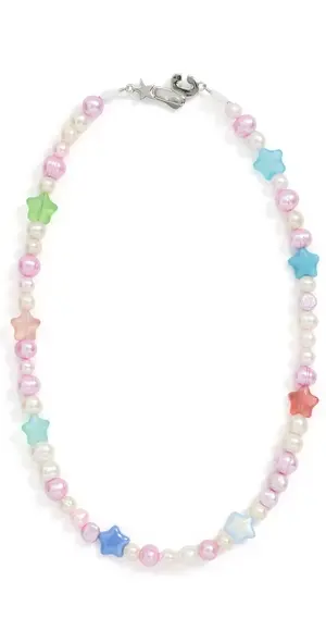 IAN CHARMS Star Charm Necklace - Multi
