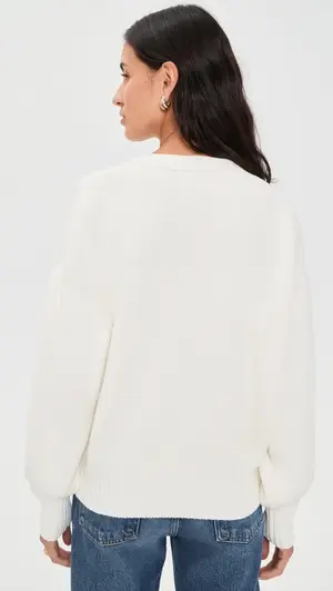 PISTOLA Nika Heavyweight V-neck Sweater