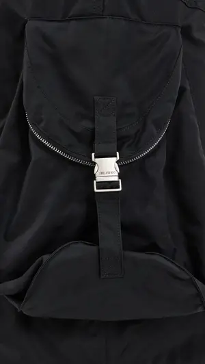 Attico Cargo Pants With Buckle Accents