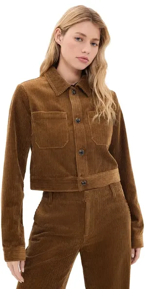 FRAME The Small Corduroy Jacket - Hazelnut