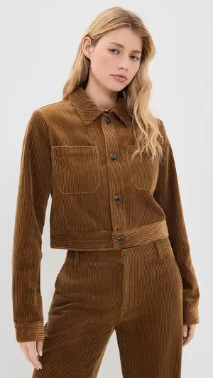 FRAME The Small Corduroy Jacket - Hazelnut