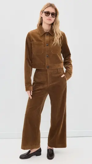 FRAME The Small Corduroy Jacket - Hazelnut