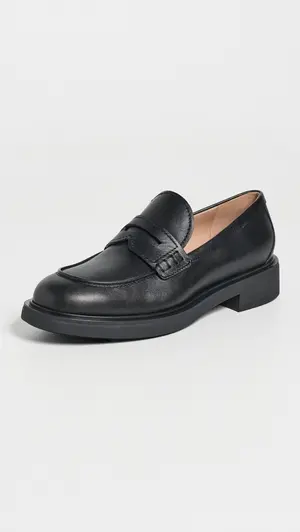 GIANVITO ROSSI Leather Loafers