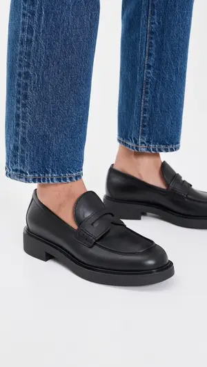 GIANVITO ROSSI Leather Loafers