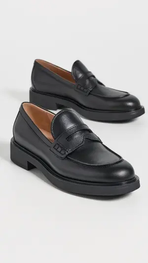GIANVITO ROSSI Leather Loafers