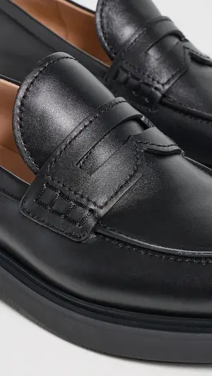 GIANVITO ROSSI Leather Loafers