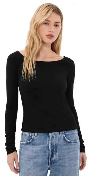 RE/DONE Monroe Tee - Black
