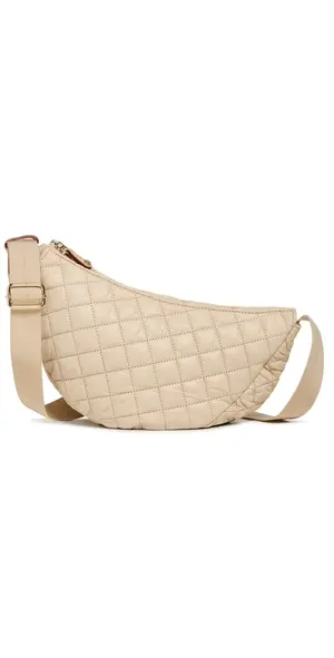 Mz Wallace Small Metro Smile Bag - Buff