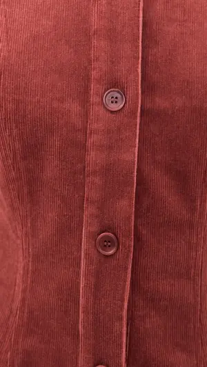 APIECE APART Luz Mini Dress In Corduroy
