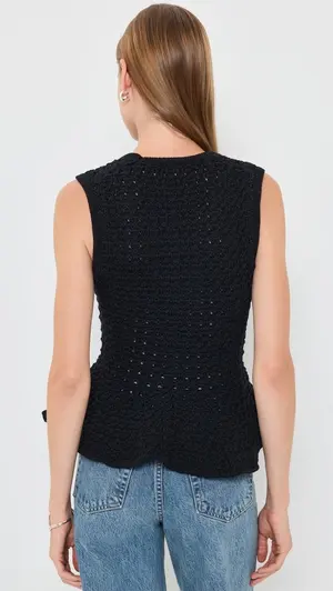 PISTOLA Anna Peplum Sweater Tank