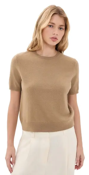Vince Relaxed Crew Pullover - Carmello
