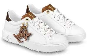 LOUIS VUITTON Time Out Sneakers - White/brown