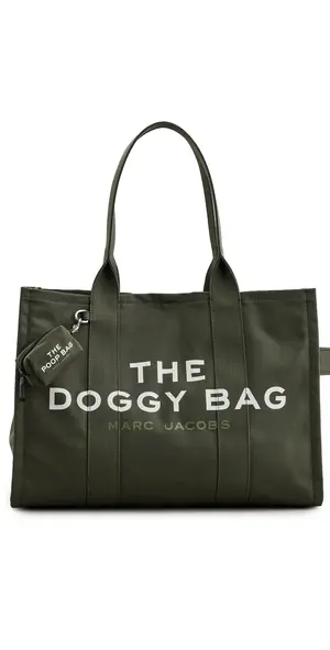 Marc Jacobs Marc Jacobs The Doggy Bag Canvas Tote Forest