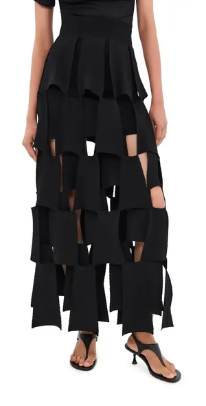 A.W.A.K.E. Mode A. W.a. K.e. Mode Knitted Multi Trapeze Skirt
